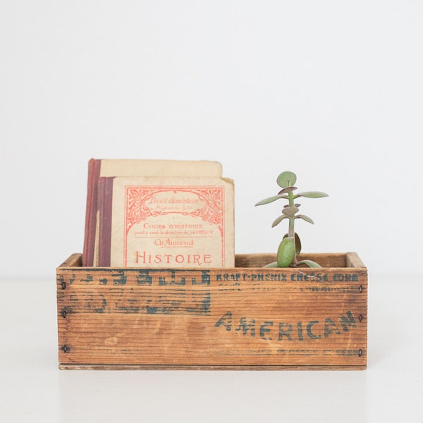 Vintage Cheese Box - Etsy