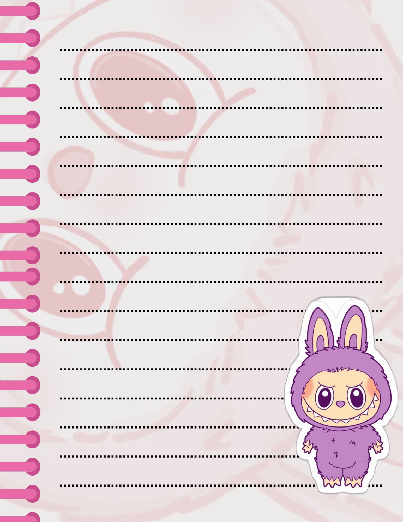 LABUBU NOTEBOOK - Etsy