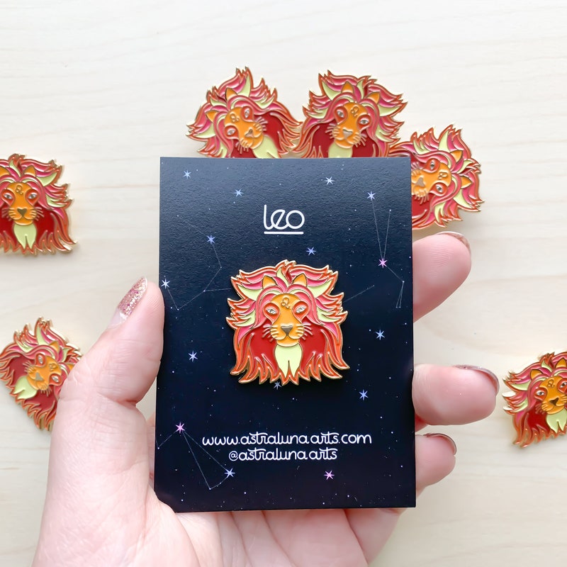 Lion Pins - Etsy