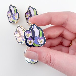 February Pin, Enamel Pin, Lapel Pin, Birth Month, Pin, Gift for Her ...