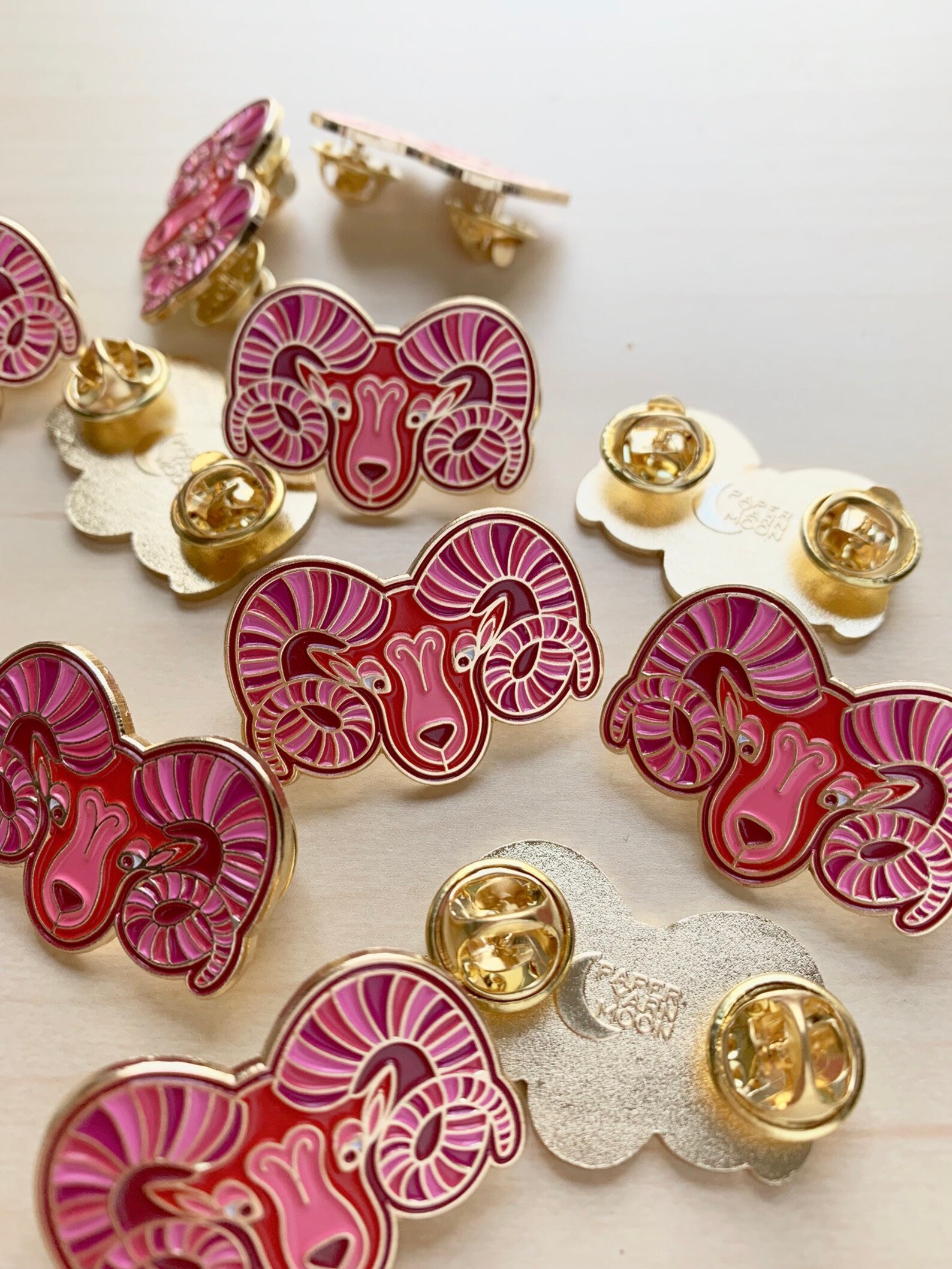 Aries Pin Enamel Pin Lapel Pin Zodiac Sign Pin Ram Pin Etsy