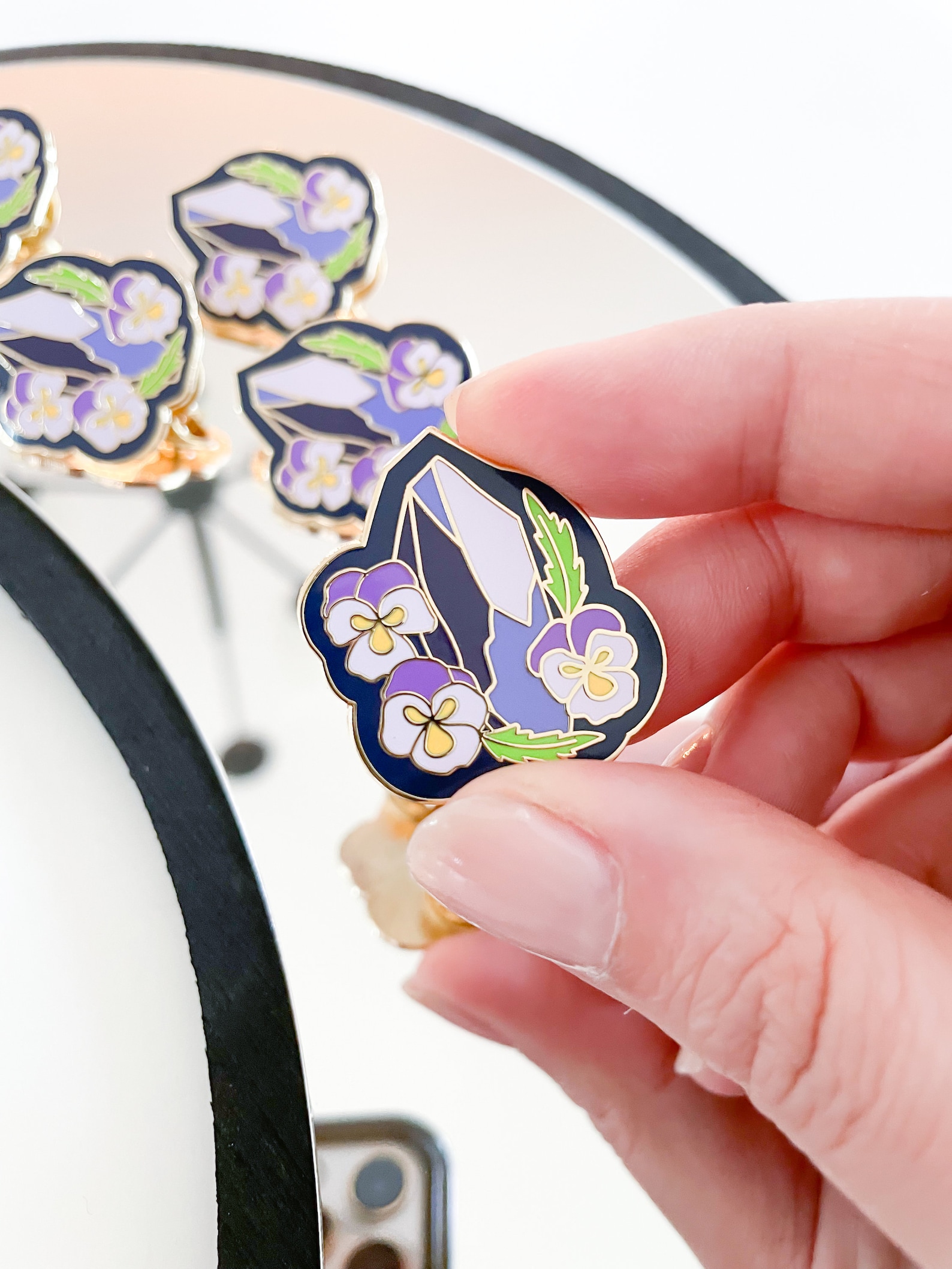 February Pin Enamel Pin Lapel Pin Birth Month Pin Gift | Etsy