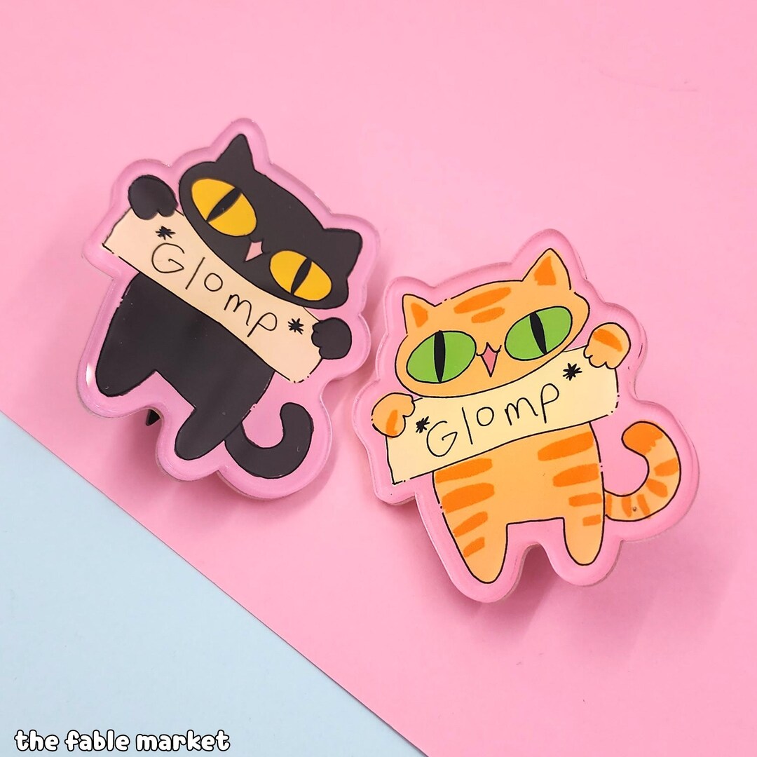 GLOMP Kitty Pins, Old School Anime Pins, Weeaboo Pins, Anime Fan Pins ...