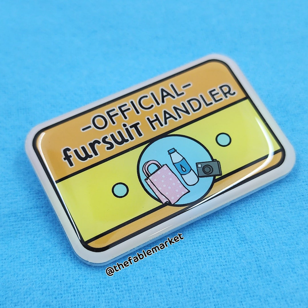 Official Cosplay/fursuit Handler, Cosplay Friend, Cosplay Pin, Anime ...