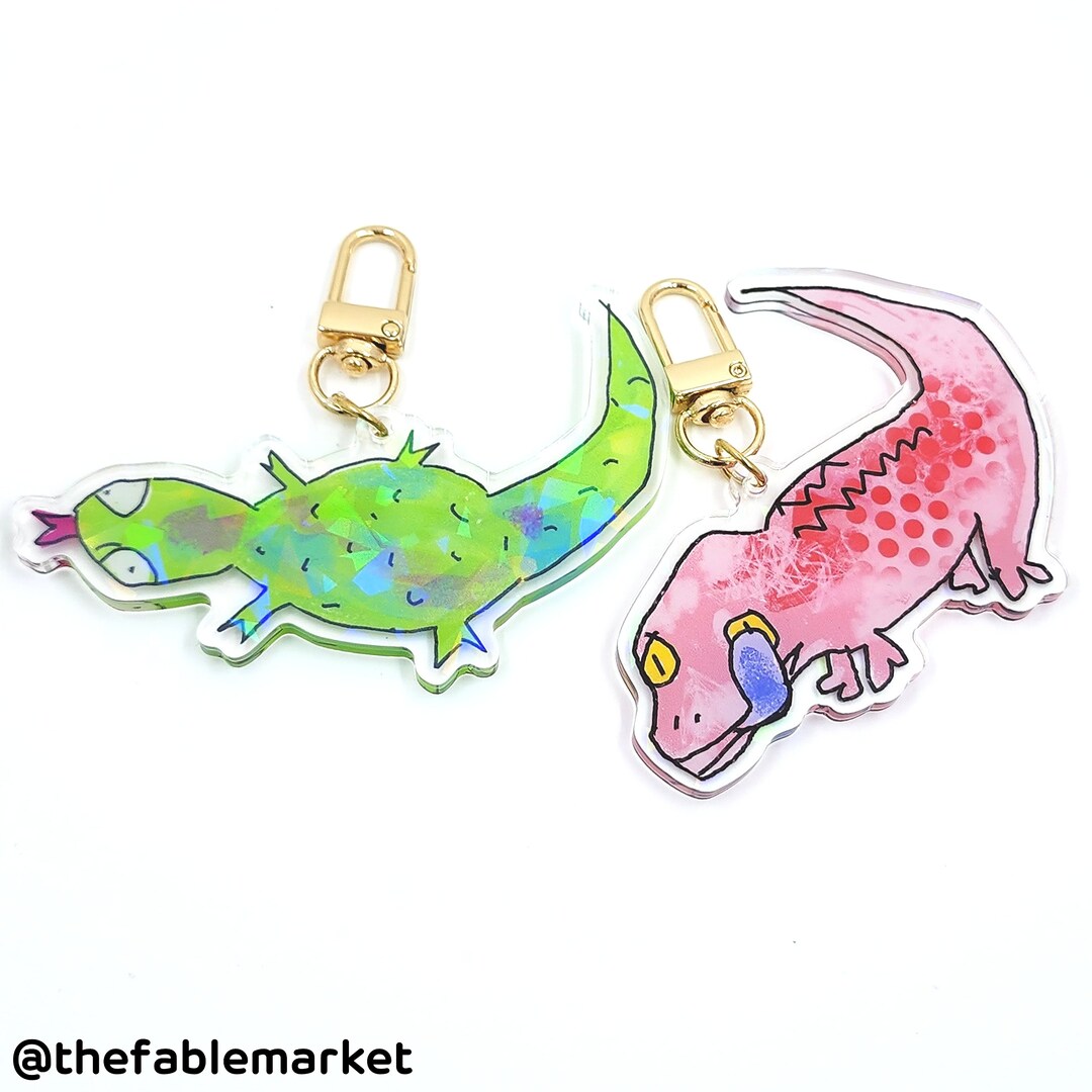 MLEM Lizard Keychains, Blep, Funny Lizard, Weird Lizard, Gecko Keychain ...