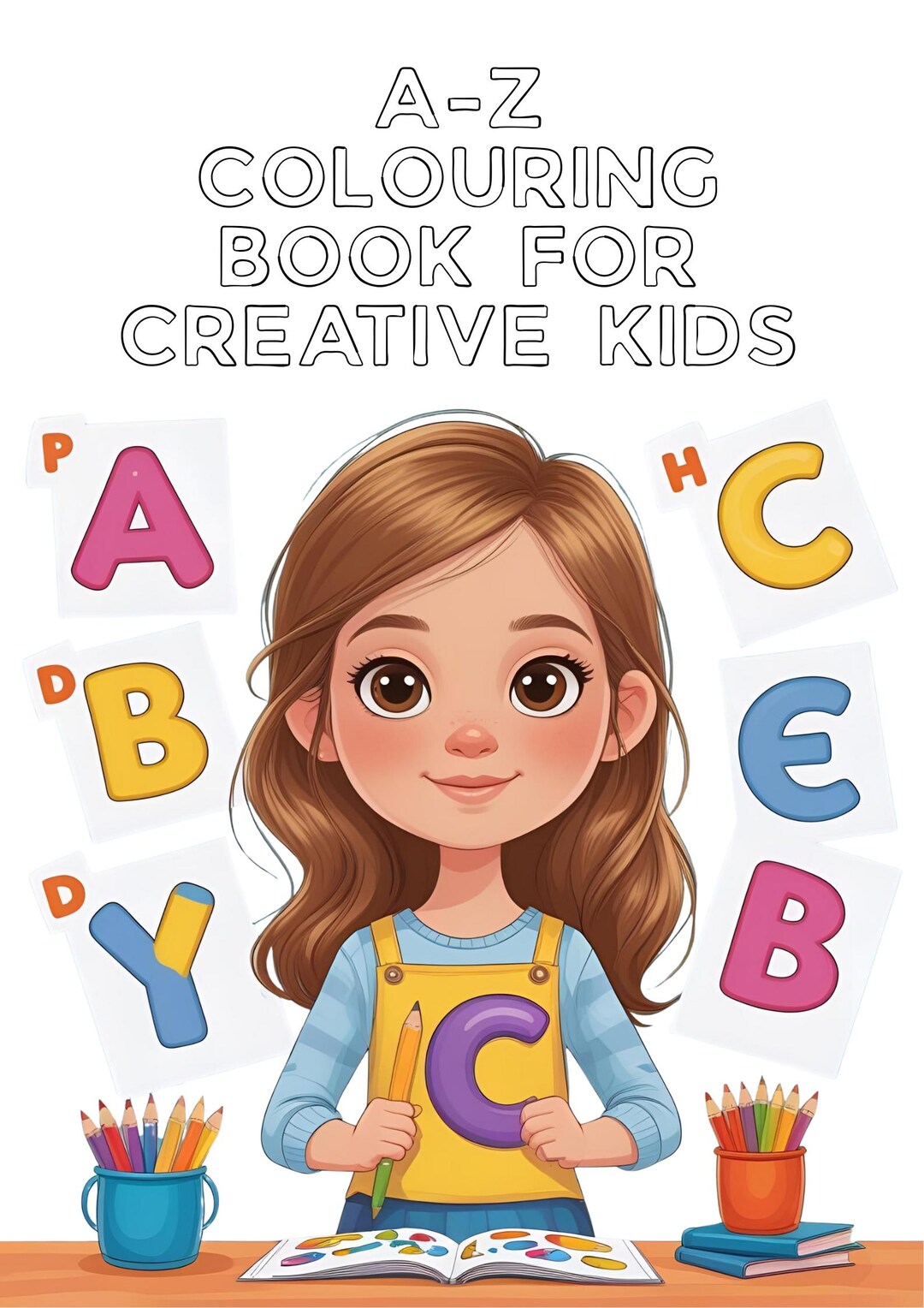 Alphabet Coloring Book A-Z for Kids | Fun ABC Learning & Tracing ...