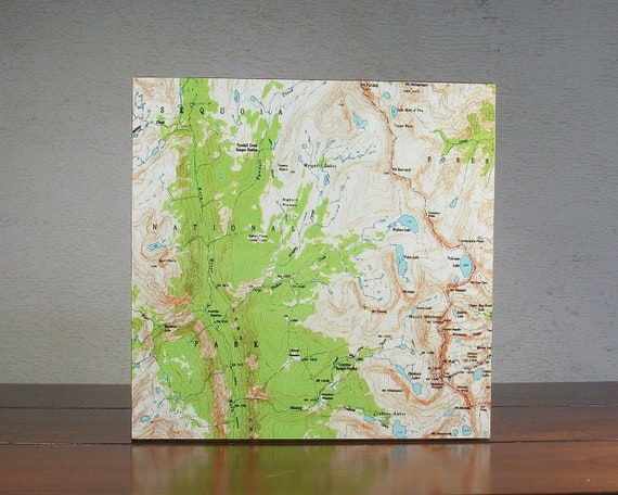 Mapa Del Parque Nacional Muir California