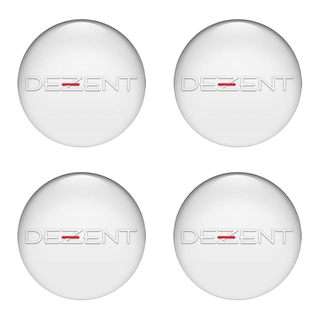 Dezent Domed Epoxy Emblem Stickers/wheel Center Hub Caps, 3D Resin ...