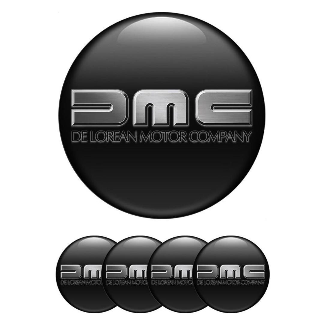 Set X 4 Delorean/dmc/wheel Centre Hub Caps Domed Epoxy Emblem 3D Self ...