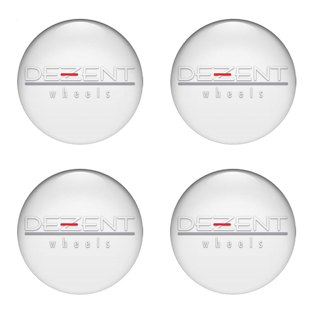 Dezent Wheel Center Hub Cap Stickers/epoxy Domed Emblem, Self-adhesive ...