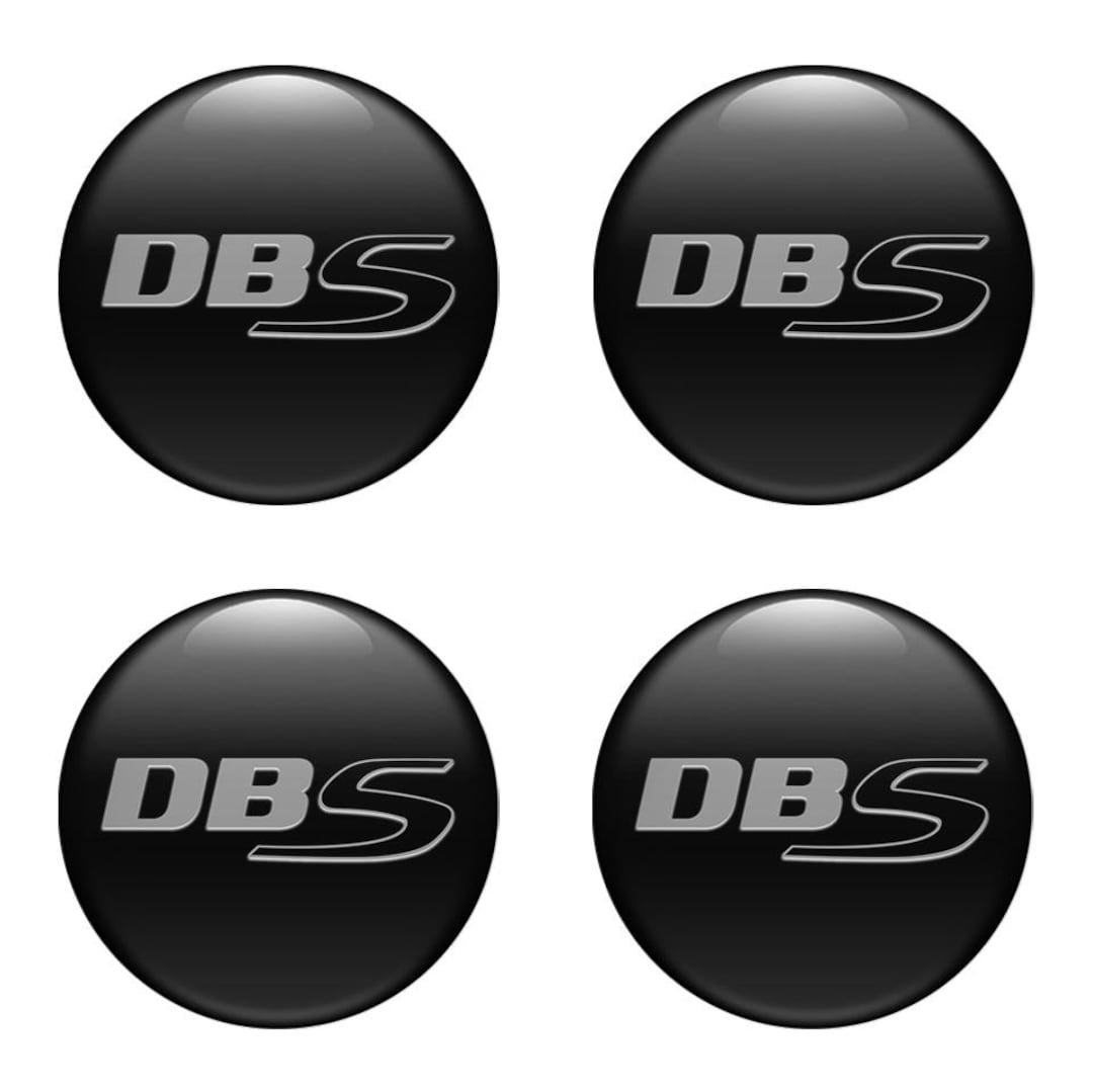 Set X 4 Pcs Aston Martin DBS Wheel Centre Hub Caps/domed Epoxy Emblem ...