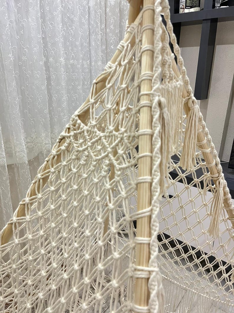Boho Macrame Teepee Tent, Wedding Backdrop, Kids Teepee Tent, Event ...