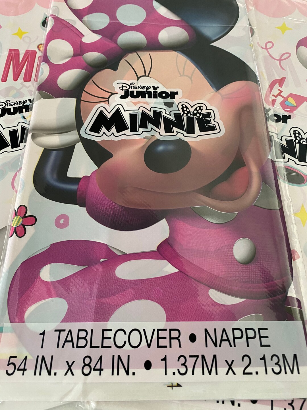 Minnie Mouse Table Cover, Minnie Mouse Party, Minnie Birthday, Minnie ...