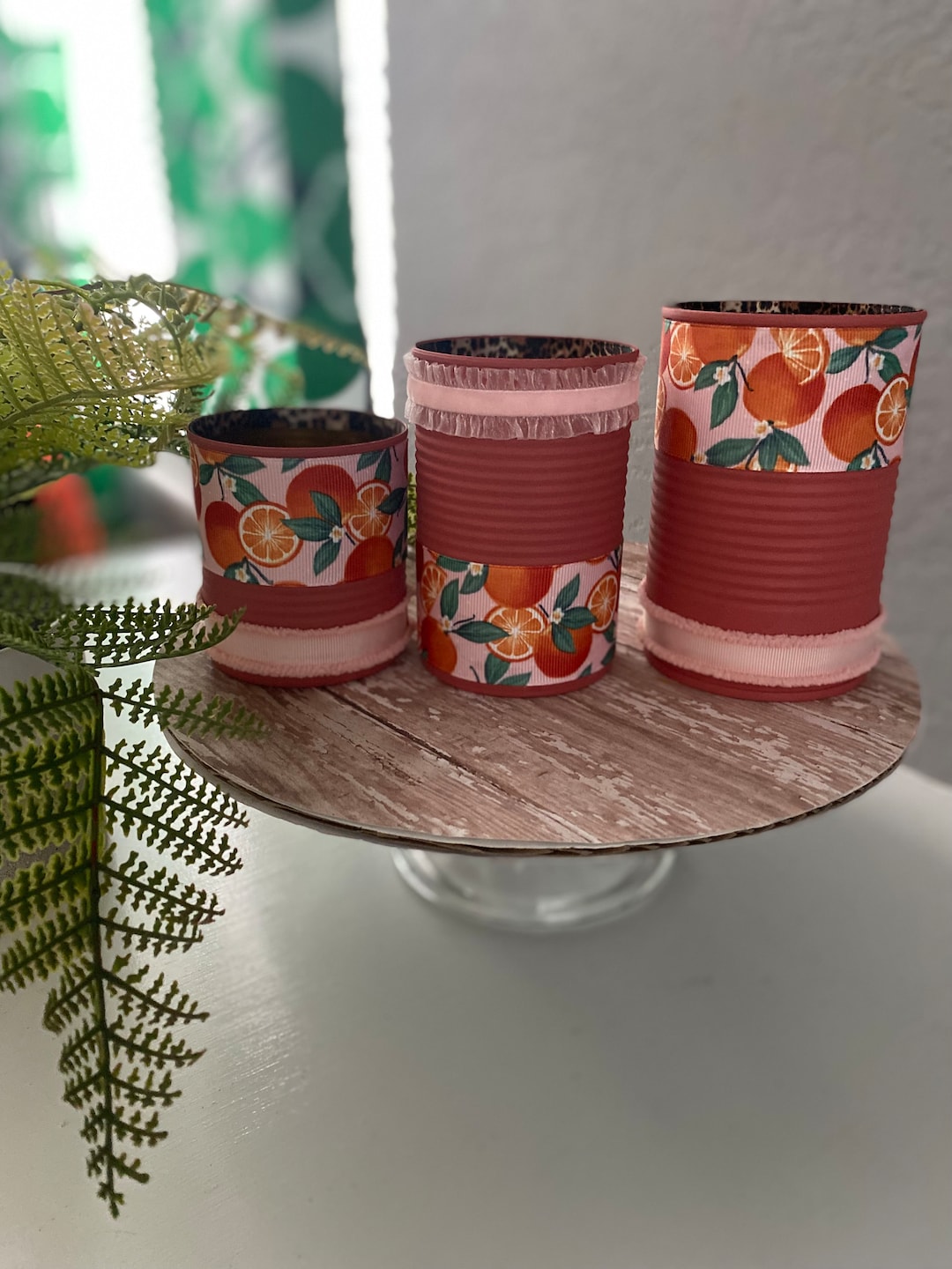 Recycled Cans, Tin Cans, Decorative Cans, Kitchen Cans, Kitchen Storage ...