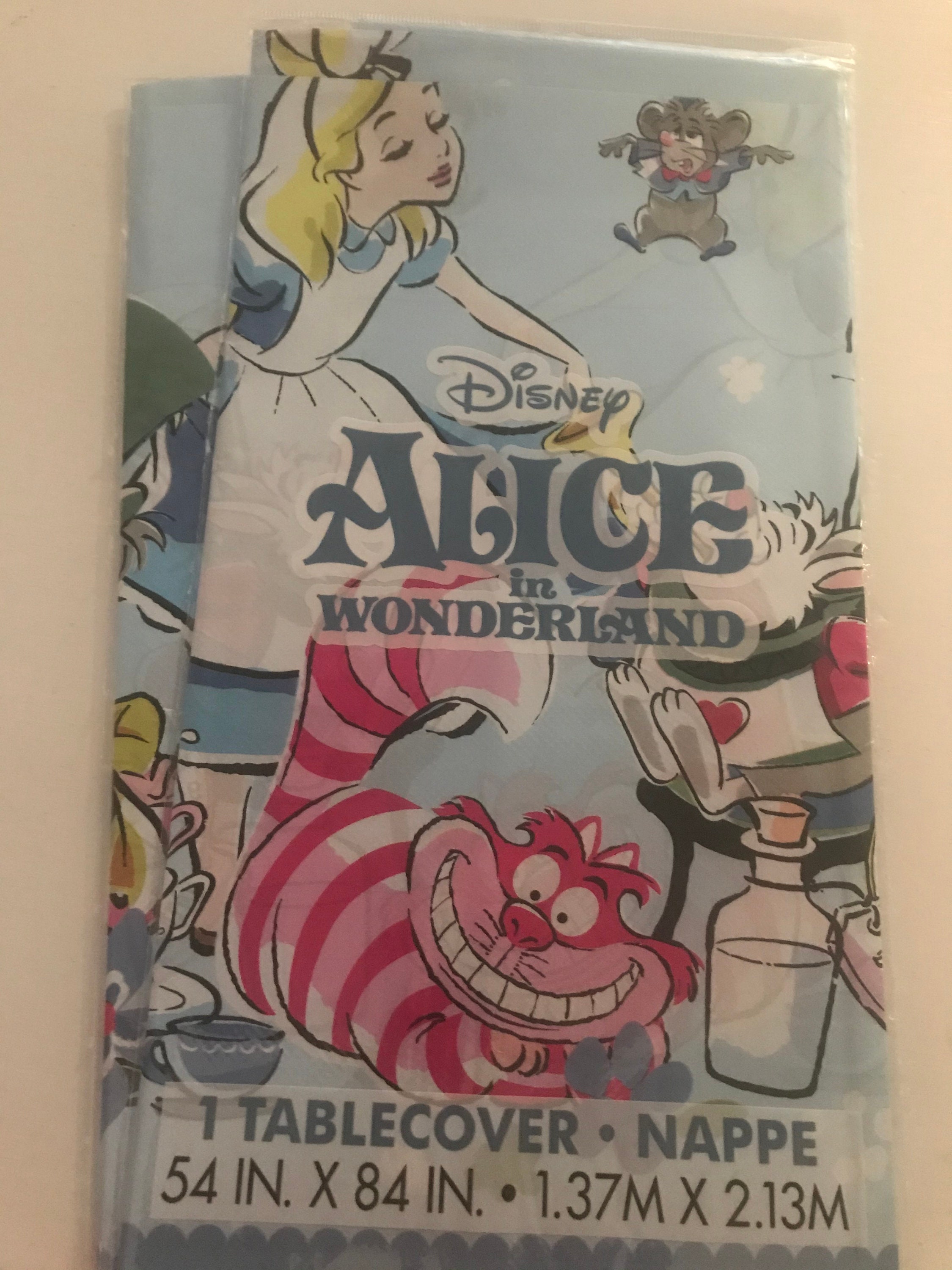 ALICE in WONDERLAND TABLECOVER Table Cover Tea Party Baby | Etsy