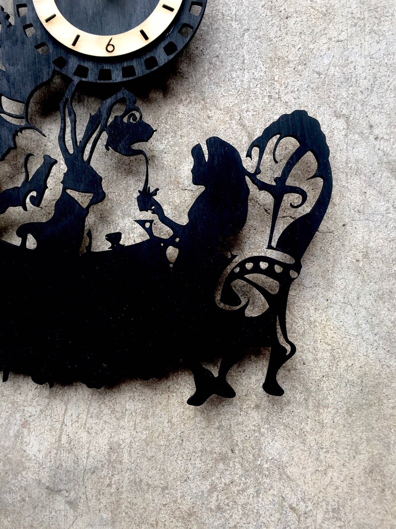 Alice in Wonderland Clock English Teacher Gift Librarian - Etsy