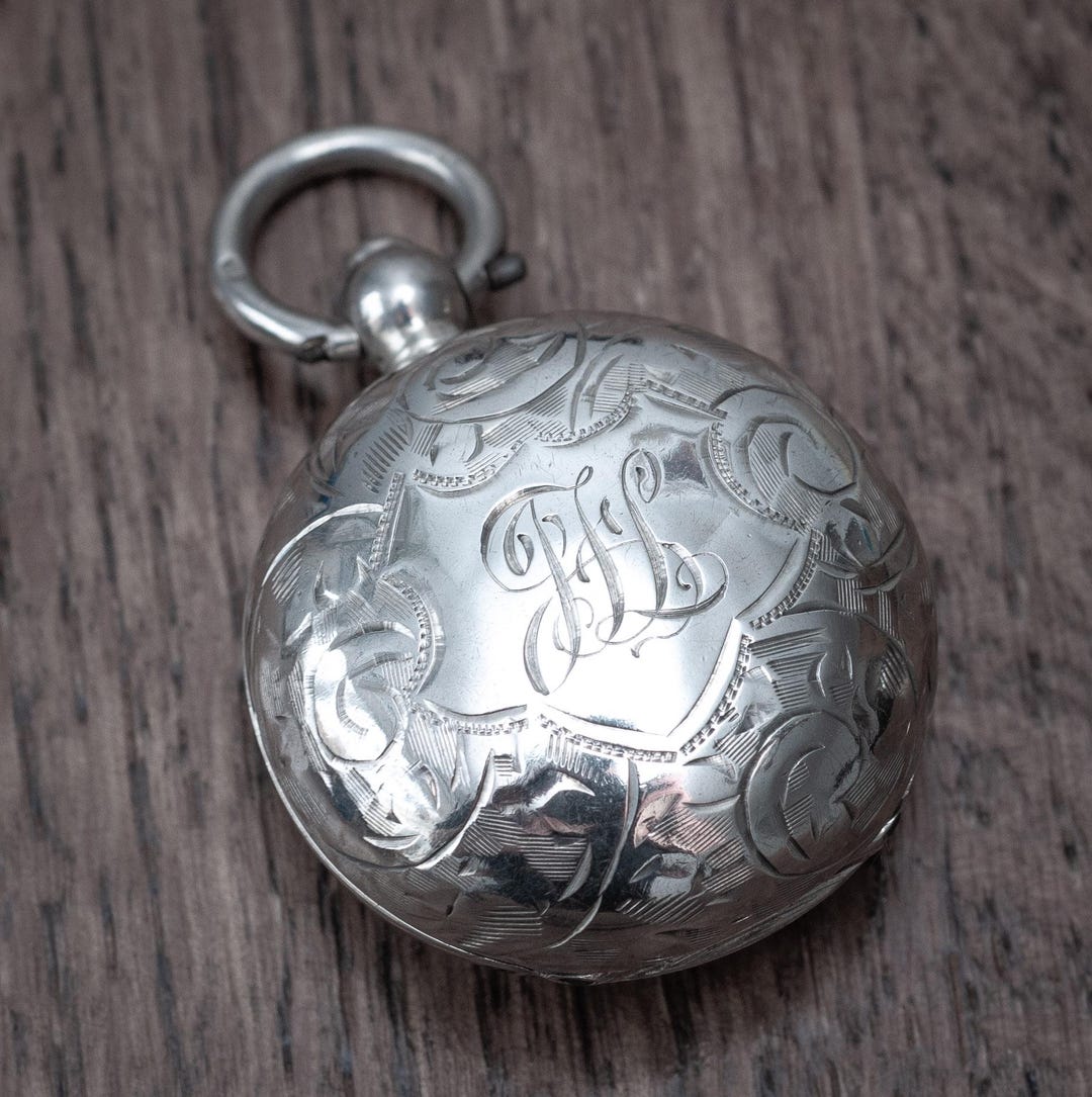 Antique Sterling Silver Sovereign Holder Coin Case, Hallmarked 1914 ...