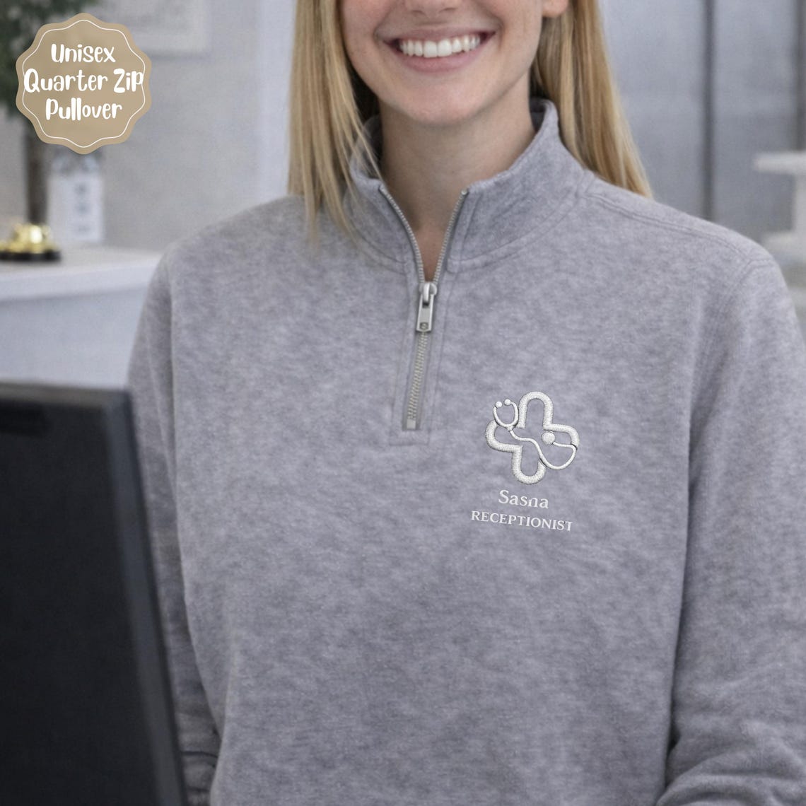Custom Embroidered Medical Uniform | Personalized Doctor Polo or ...