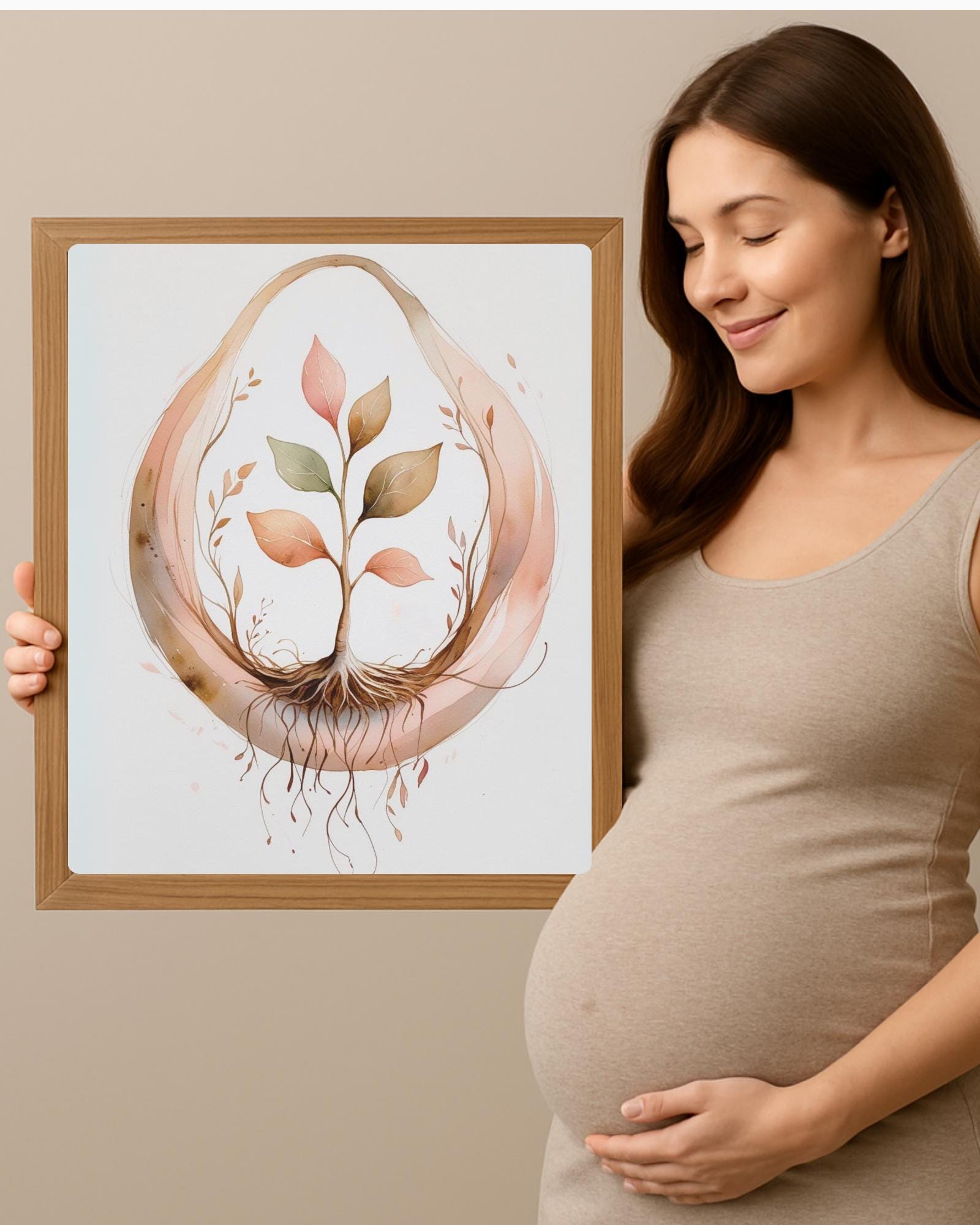 Fertility Clinic Art Set: Watercolor Prints for IVF Journey (digital ...