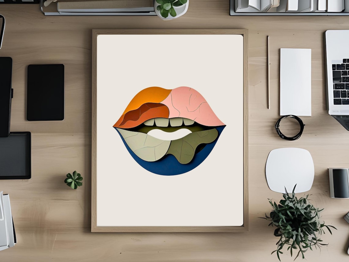 Dental Wall Art Set (set of 3) | Abstract Dentist Office Decor ...