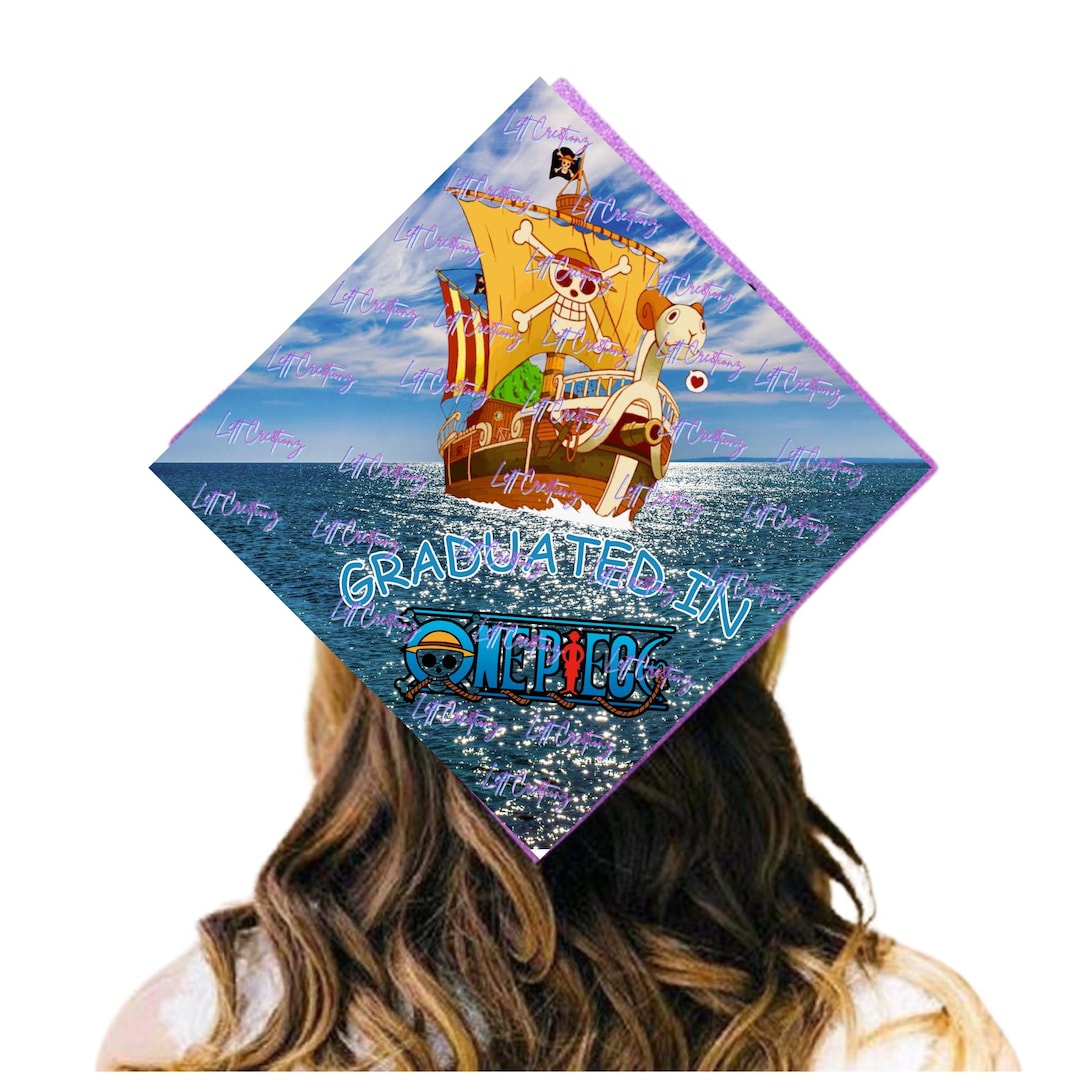 Graduation Cap Template Topper (one Piece) - Etsy