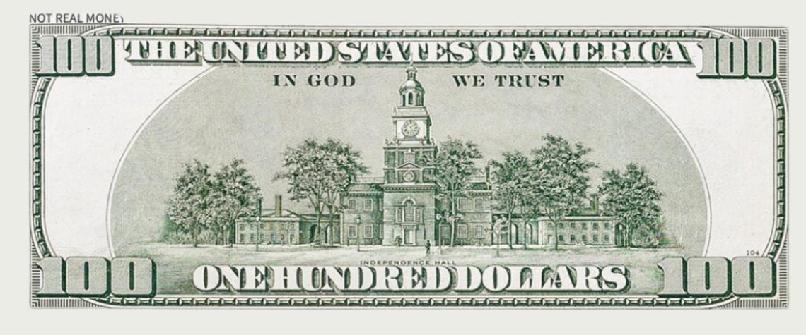 100 Dollar Bill Prop Money Template - Etsy