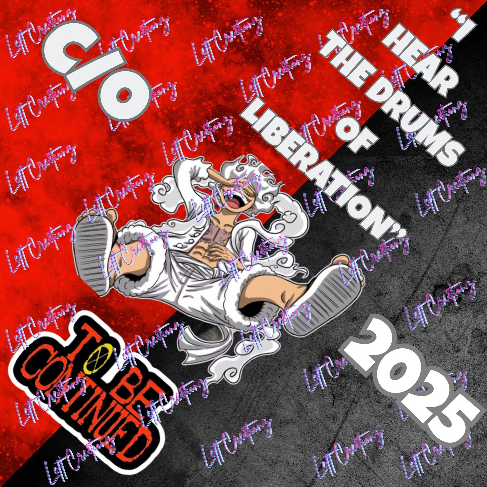 One Piece Inspired Graduation Cap Topper Template (drums of Liberation ...