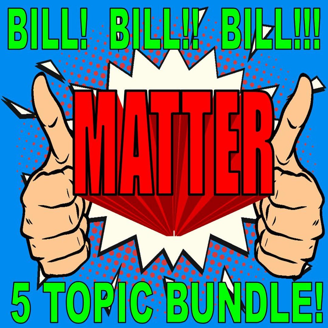 BILL NYE - MATTER Video Worksheet Bundle - Etsy