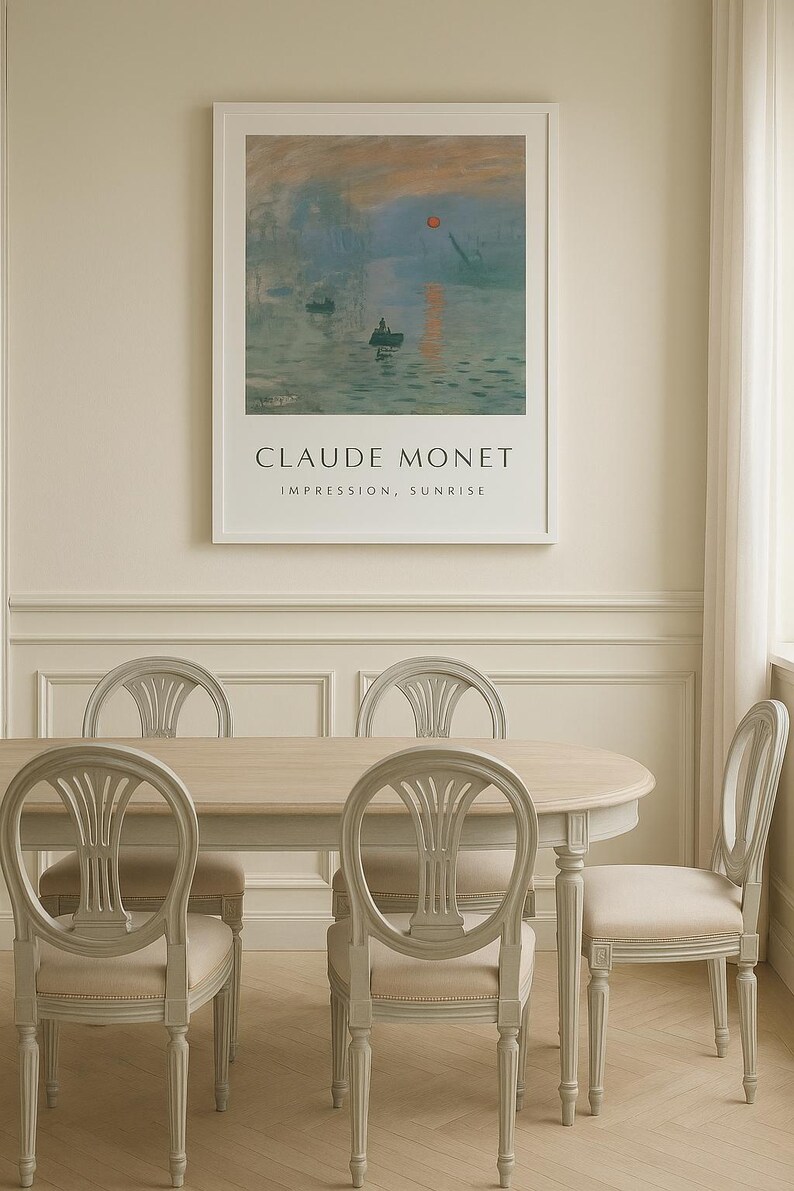 Impression Sunrise Print| Claude Monet Impressionist Wall Art Bundle ...