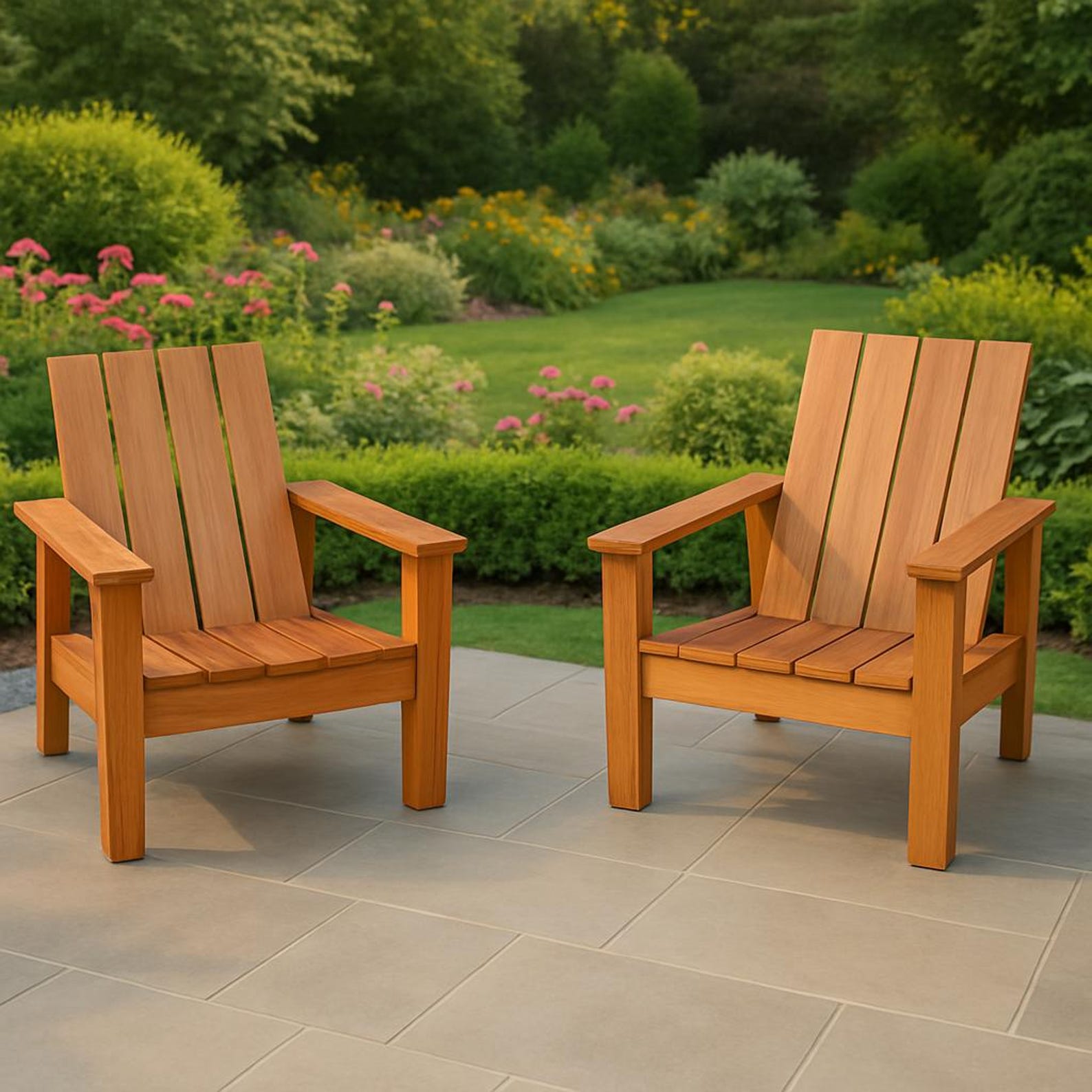 DIY Outdoor Wooden Chair, Garden Chair, Modern Outdoor Chair, Step by ...