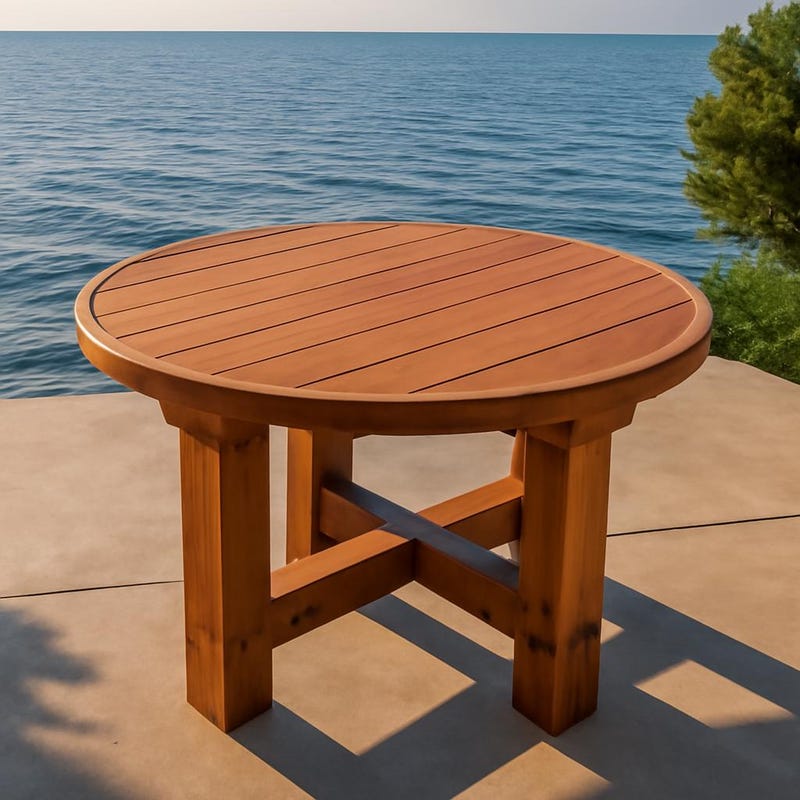 Raw Round Table - Etsy