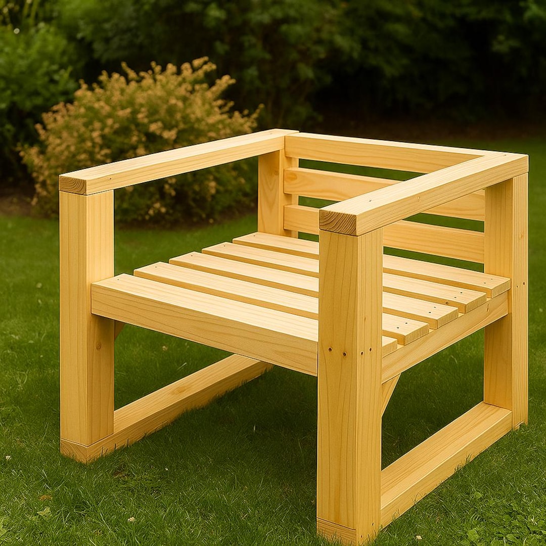 DIY Outdoor Chair Plans - Outdoor Furniture - - Garden Chair Plans ...