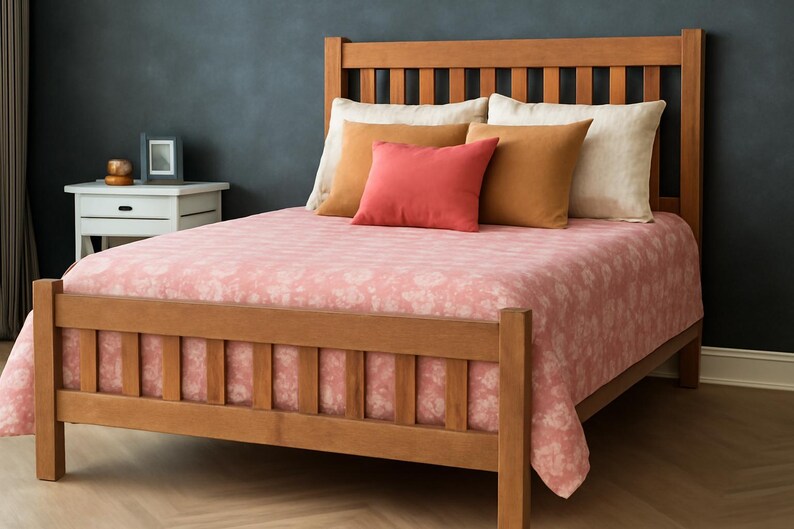 Ultimate DIY Queen King Wooden Platform Bed Frame Plan PDF Download ...