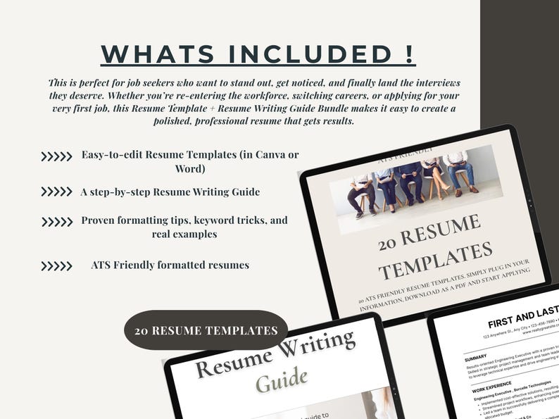 Resume Cv Templates | 20 Easy to Use Editable Templates| Resume Writing ...