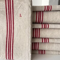 Vintage French Torchons - Etsy