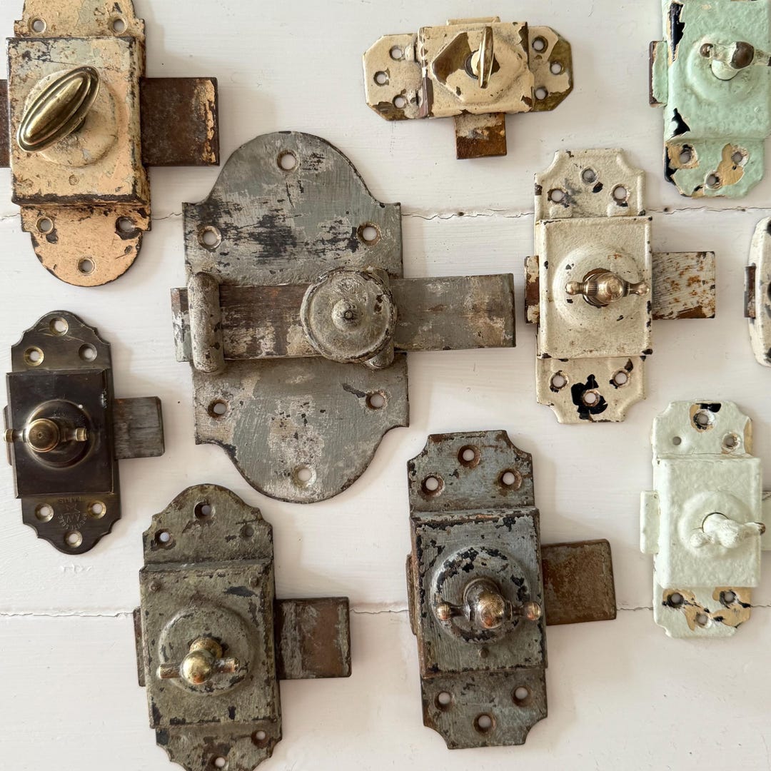 French Antique Sliding Door Latch / Bolt / Lock - Etsy