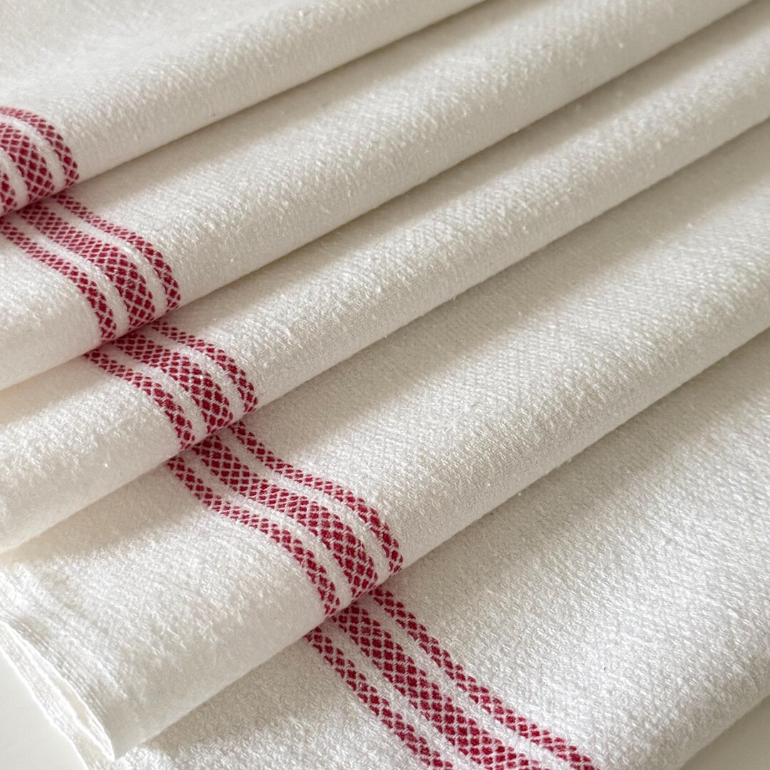 48" French Vintage Torchon / Table Runner / Dish Towel / Tea Towel - Etsy