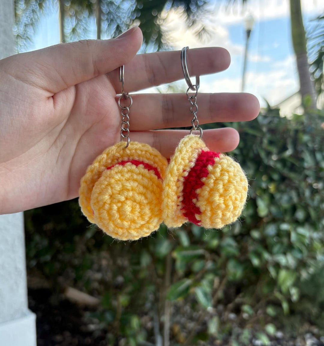 Crochet Luffy Straw Hat Keychain | Handmade One Piece Inspired Bag ...