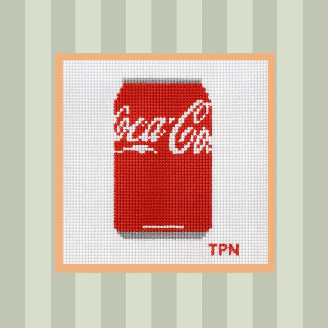 Sippin’ Pretty - Coca-cola Needlepoint Kit - Etsy