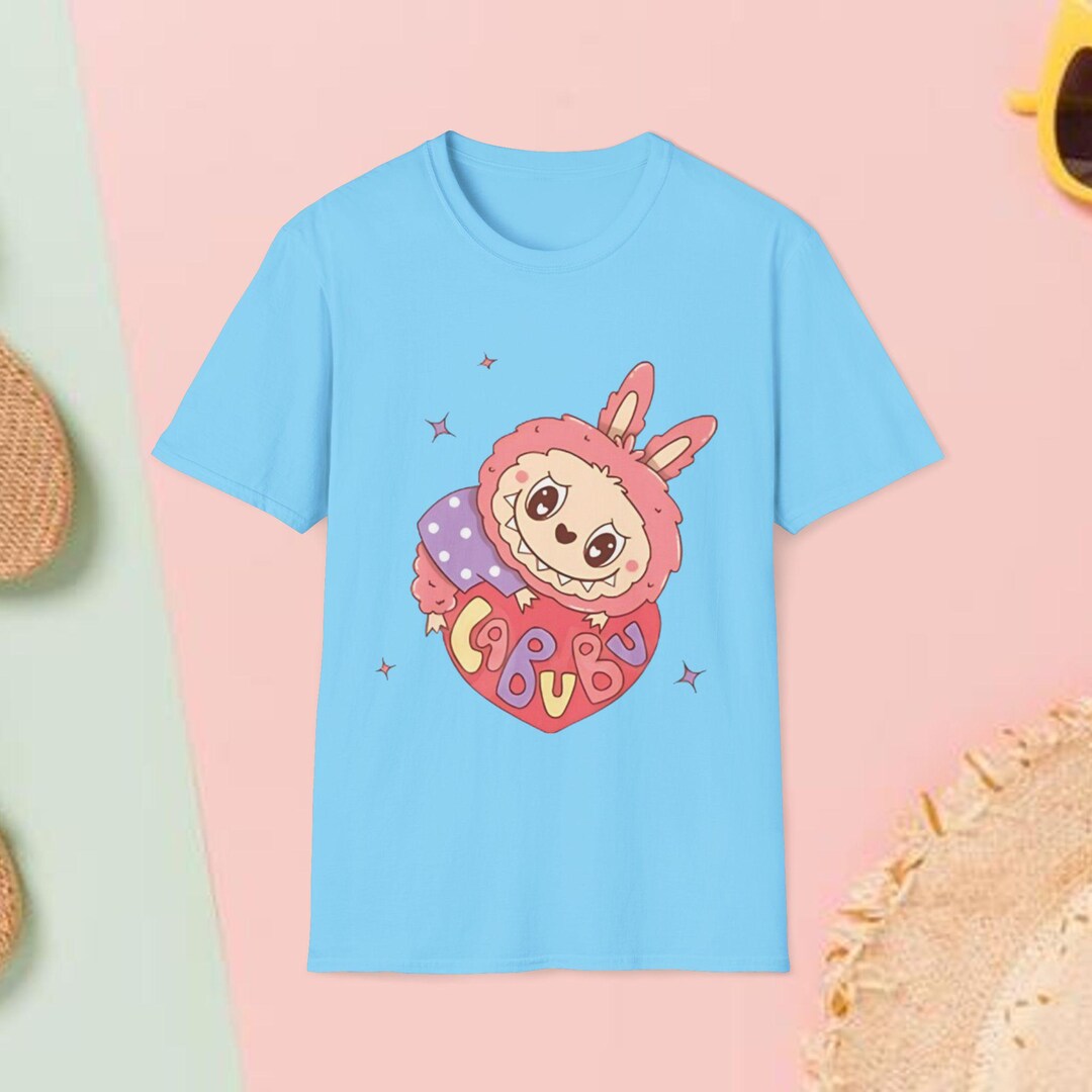 Labubu Colour Shirt, Cute Labubu Tshirt, Labubu Graphic Tee, Labubu ...