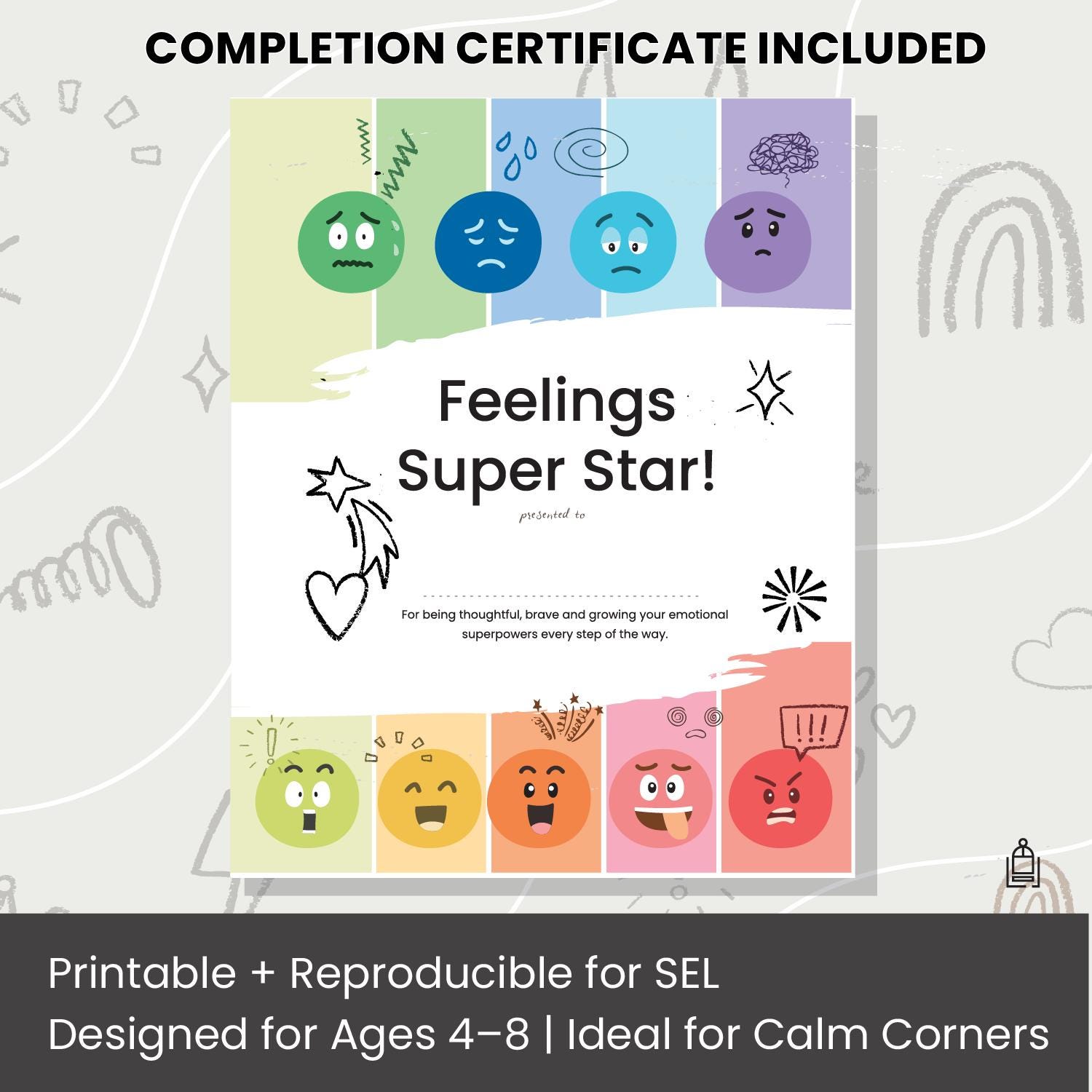 Feelings Workbook for Kids: Emotional Regulation & Coping Skills (ages ...