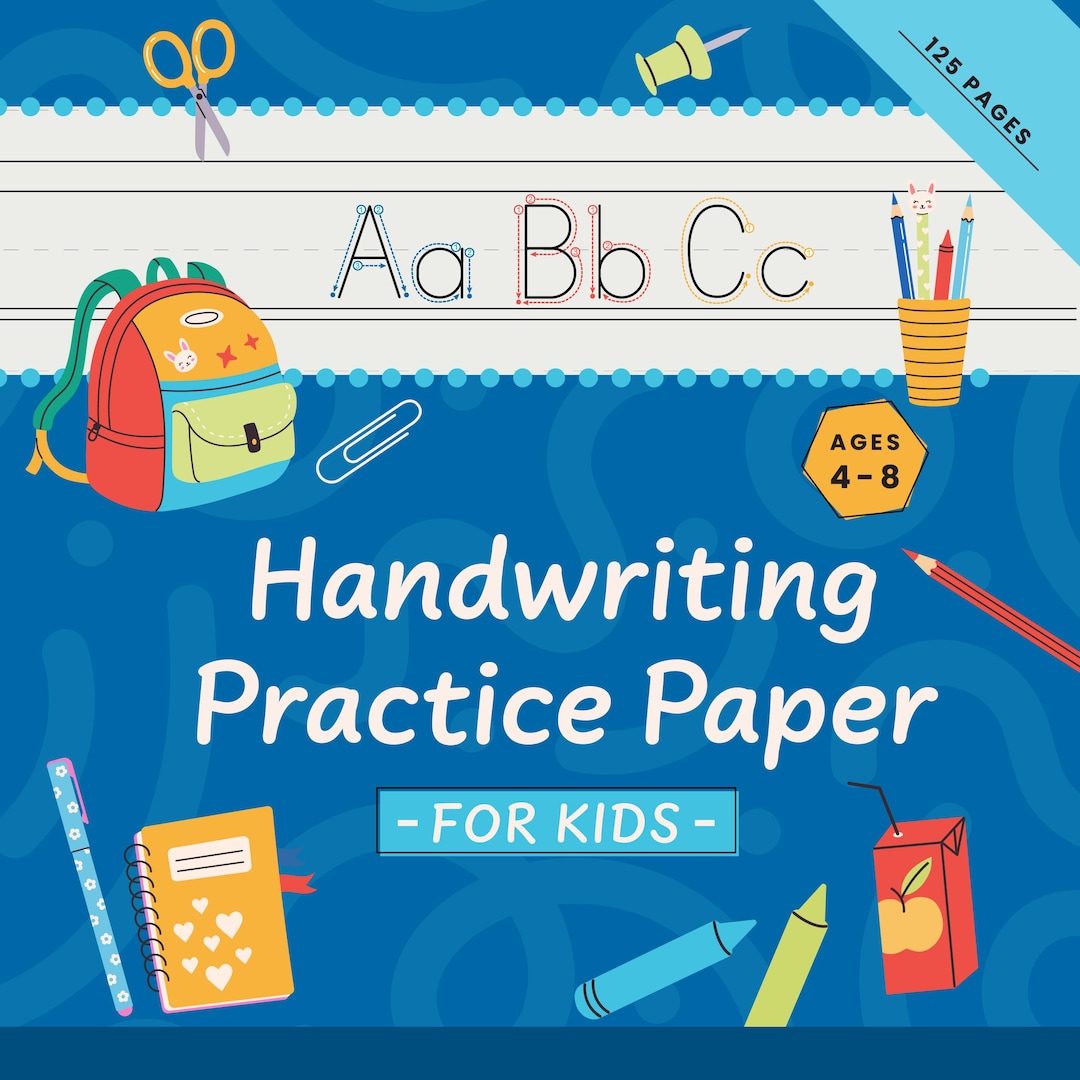ABC Handwriting Practice Book: Beginner to Advanced Tracing (PDF ...