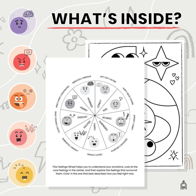 Feelings Workbook for Kids: Emotional Regulation & Coping Skills (ages ...