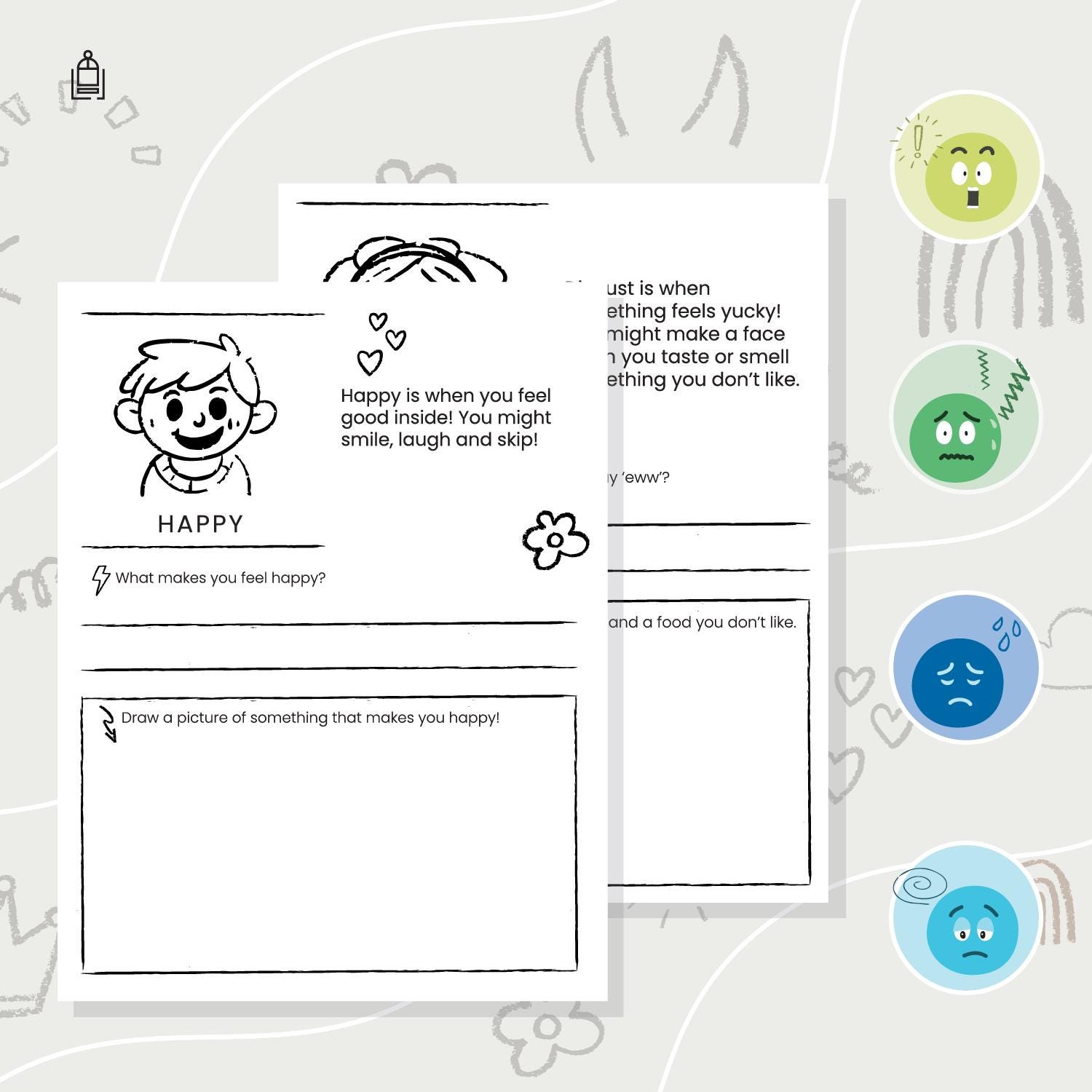 Feelings Workbook for Kids: Emotional Regulation & Coping Skills (ages ...