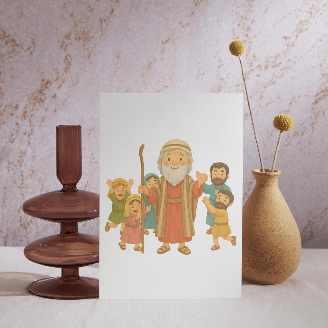 Moses and the Red Sea Clipart Bundle: Bible Story Illustrations ...