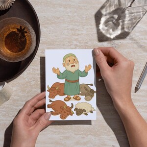 Job Bible Story Clipart: Watercolor Christian Art (digital Download) - Etsy