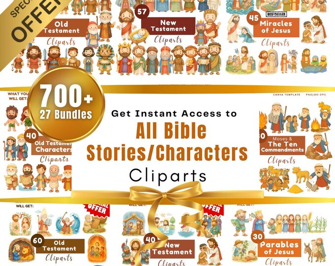 Esther Clipart Bundle: Bible Story Illustrations (digital Download ...