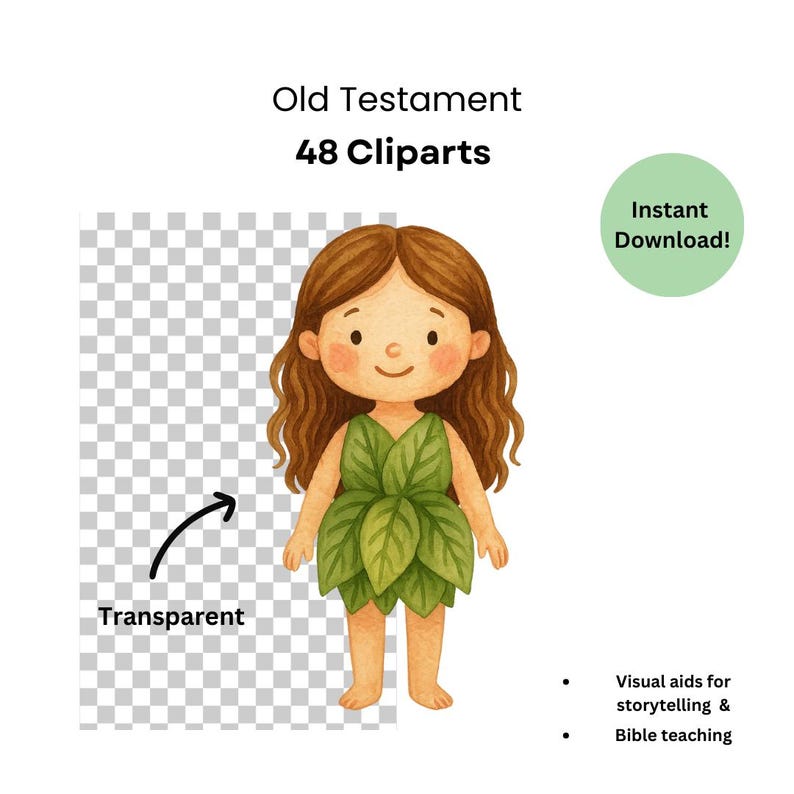 NEW | Old Testament Clipart: Watercolor Biblical Characters PNG - Etsy