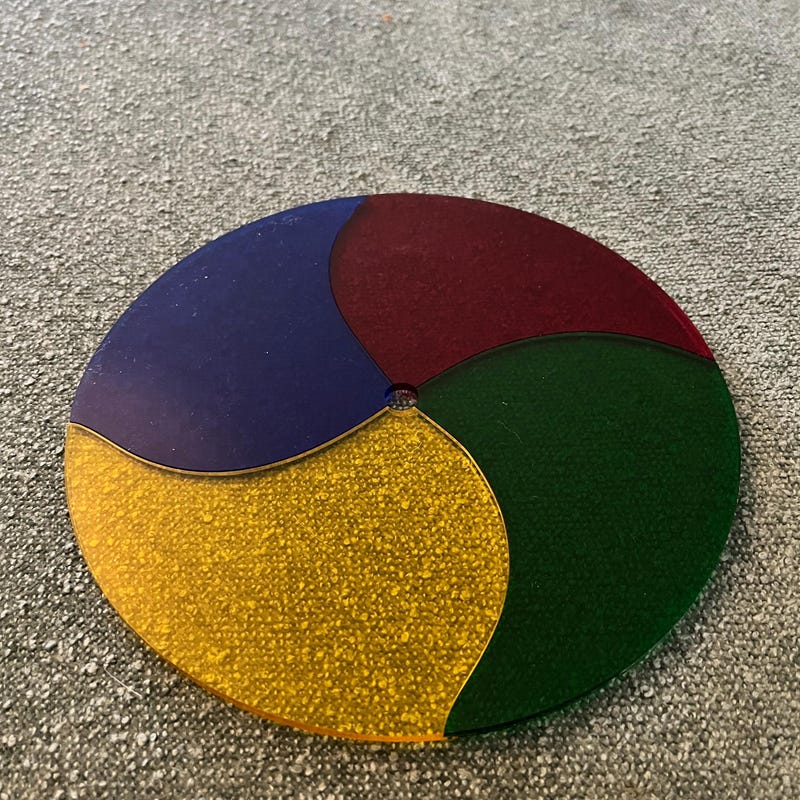 Vintage Silver Christmas Tree With Color Wheel - Etsy