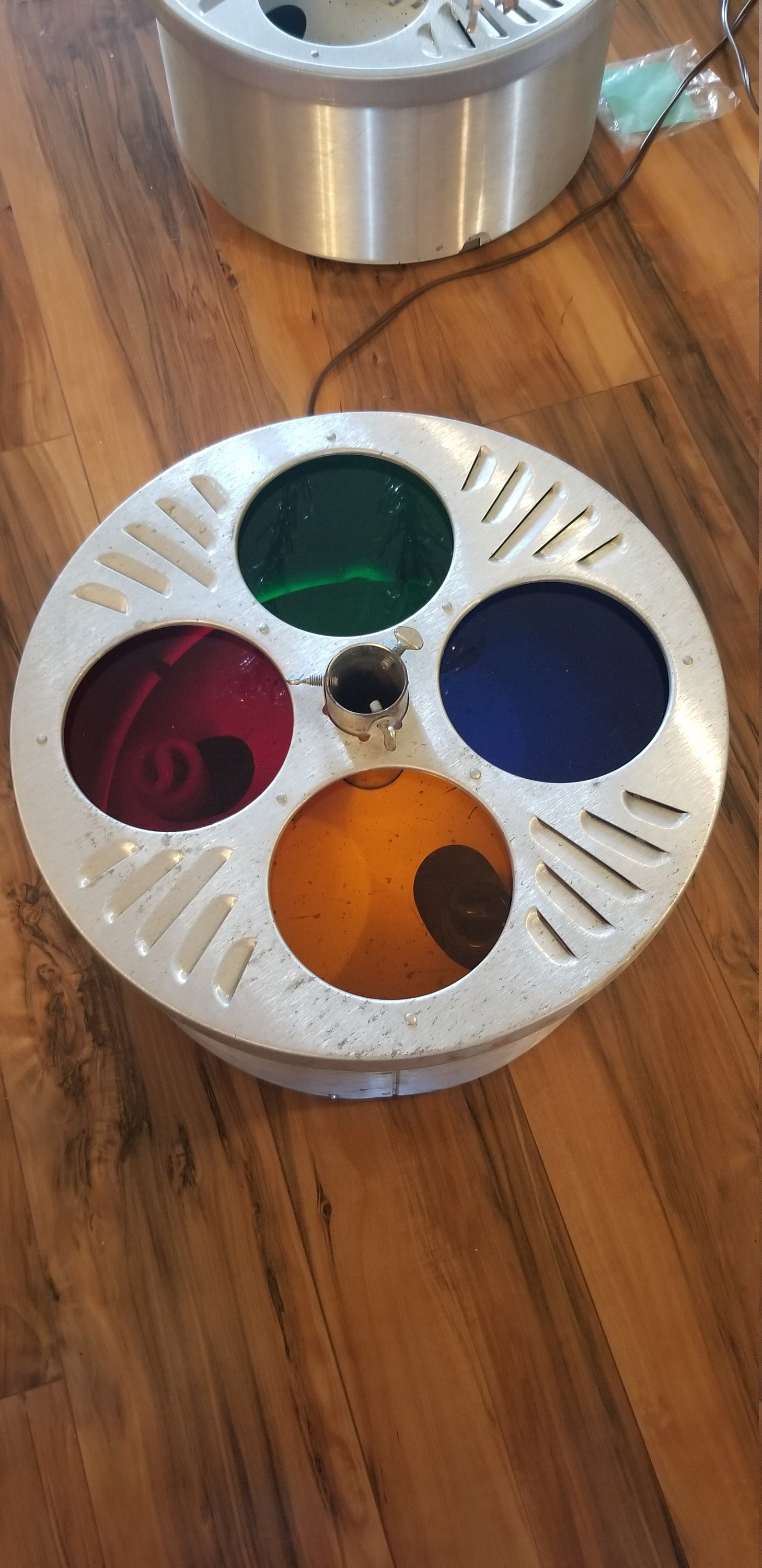 Restored Vintage Evergleam Tri-lite Color Wheel Revolving - Etsy